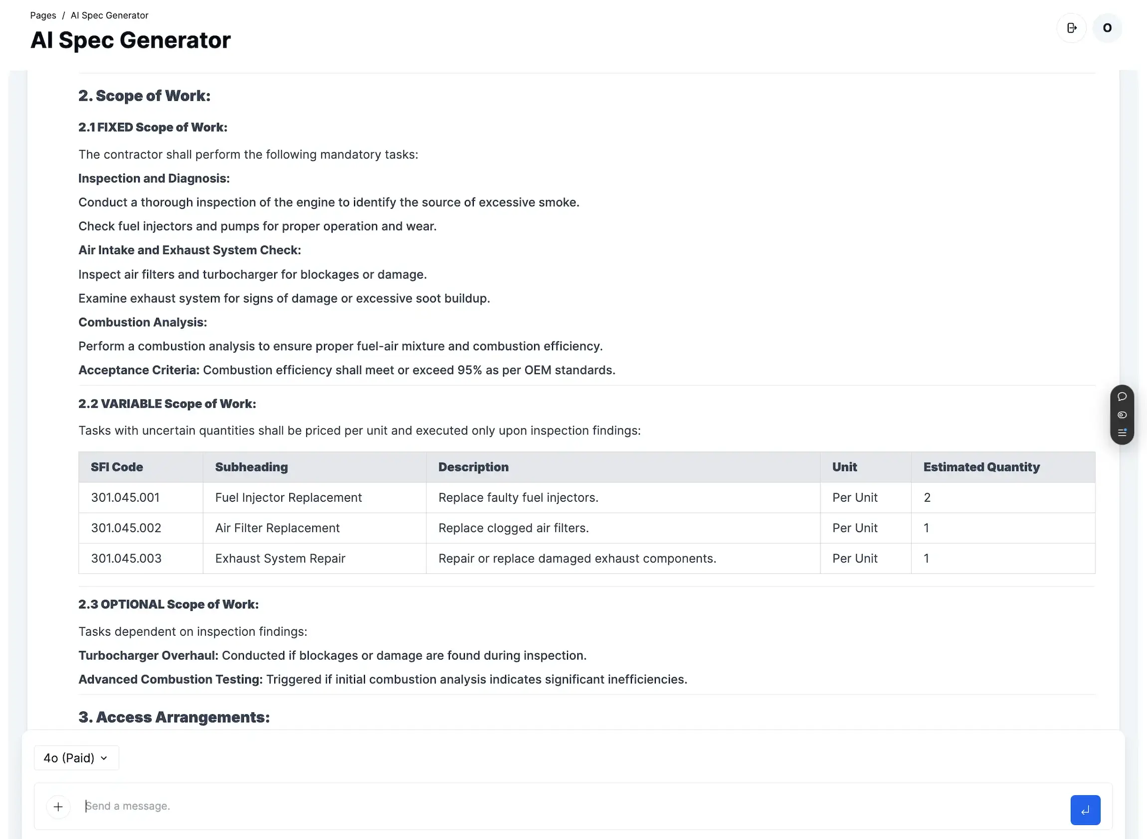 DryDocking.AI - AI-Powered Docking Specifications in Minutes